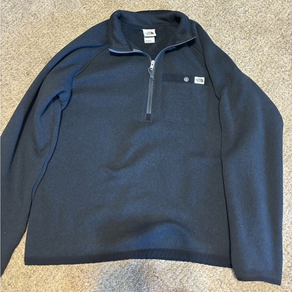 The North Face | Sweaters | Mens Black North Face Half Zip | Poshmark